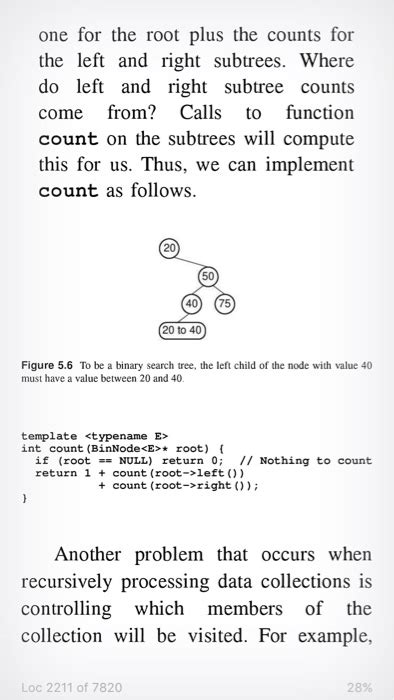 solved 5 4 explain why function preorder2 from section 5 2