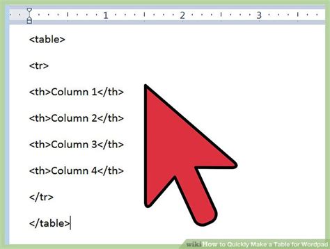 3 Ways To Quickly Make A Table For Wordpad Wikihow