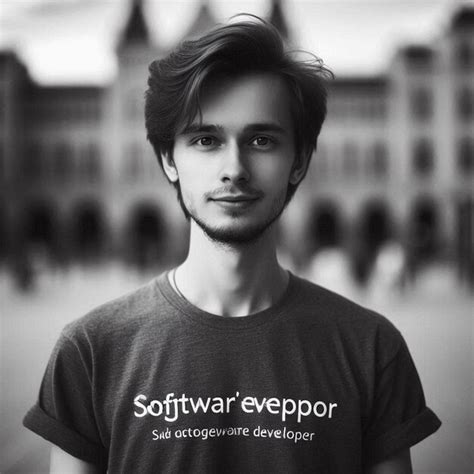 Software Developer Portrait Premium Ai Generated Image