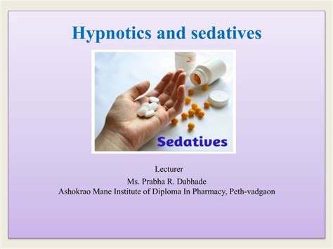 Sedative Hepnotics 2pptx