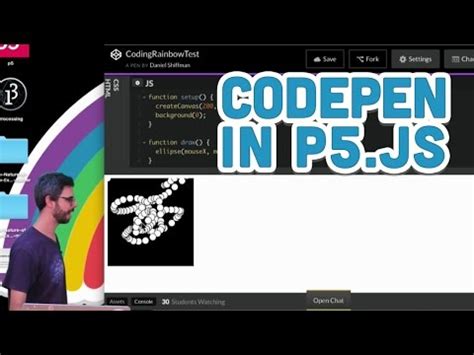 9 16 CodePen In P5 Js P5 Js Tutorial YouTube