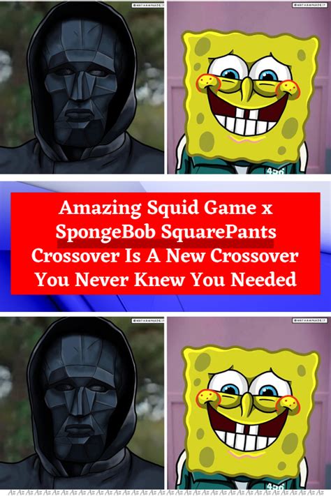 Amazing Squid Game X Spongebob Squarepants Crossover Is A New Crossover You Never Knew You