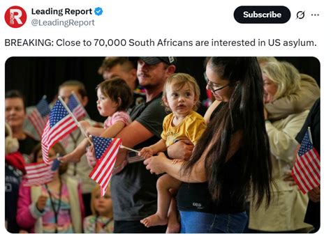 남아공 백인 난민들 미국 도착 유머움짤이슈 에펨코리아