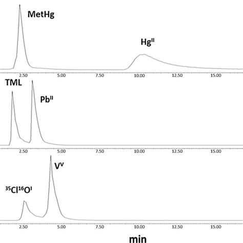 Chromatogram Of The Selected Species Under Optimum Conditions Y Axis Download Scientific