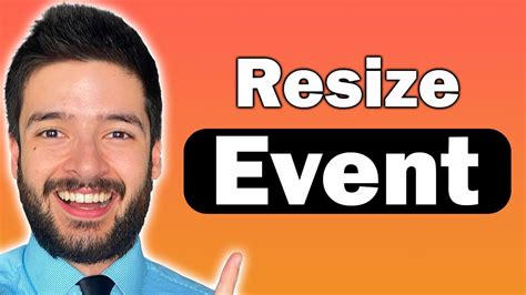 Advanced Javascript Resize Events Complete Guide In 1 Minute Youtube