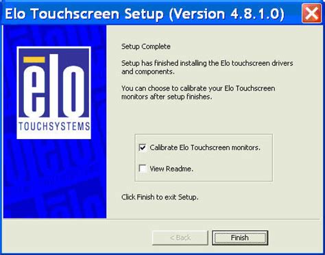 Elo Multimonitor Touchscreen Setup Configuration
