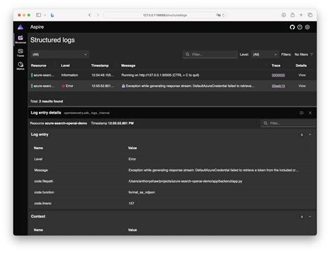 Using The Aspire Dashboard For Python Opentelemetry Tracing Metrics