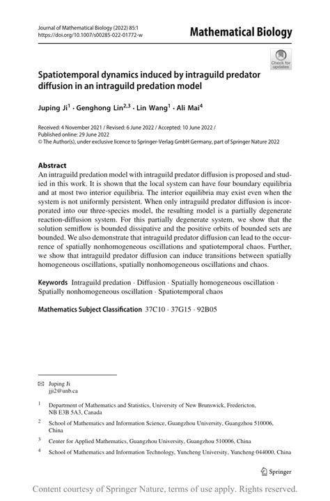 Spatiotemporal Dynamics Induced By Intraguild Predator Diffusion In An
