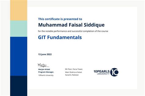 Faisal Siddique On Linkedin Git Fundamentals Via 10pearls University