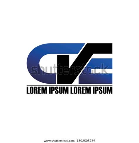 Cve Letter Monogram Logo Design Vector Stock Vector Royalty Free 1802505769 Shutterstock