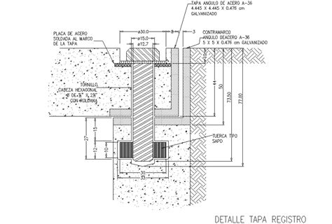 Gravity Retaining Wall Structure Detail 2d View Layout Autocad File