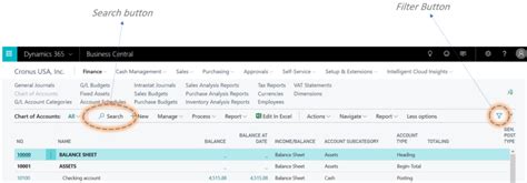 Searching Vs Filtering Data In Dynamics 365 Business Central Siroco