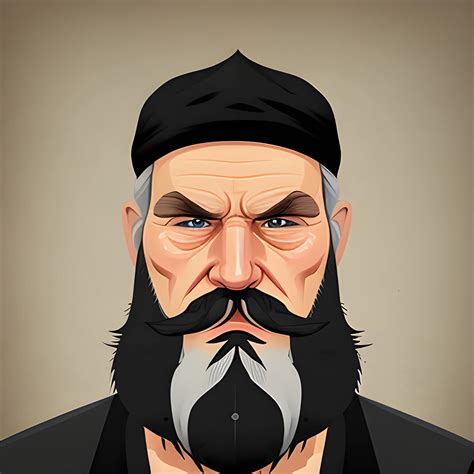 Gta Style Old Long Beard Biker Face Arthubai