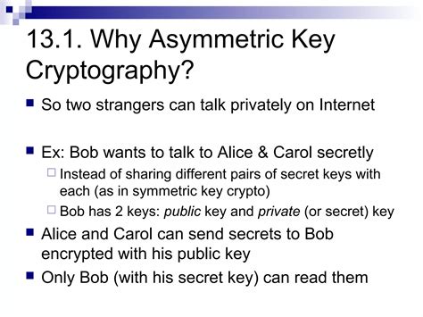 13 Asymmetric Key Cryptography Ppt