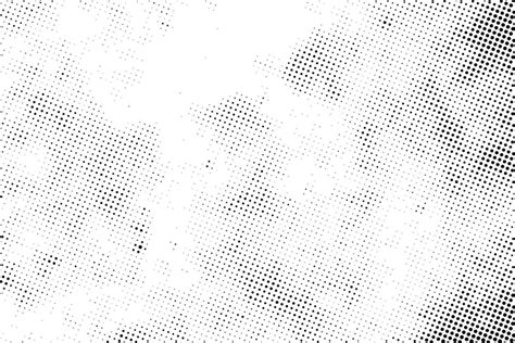 Vector Texture Of Halftone Abstract Grunge Dot Pattern Background