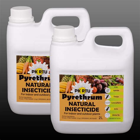 Pk Rtu Pyrethrum Natural Insecticide Bottle 2l X2 Pyreken Pyrethrum Natural Insecticide