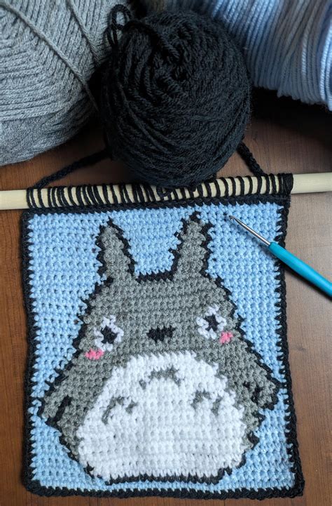 Totoro Tapestry Thoughts R Crochet