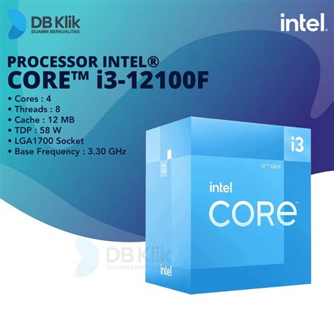 Jual Processor Intel Core I3 12100f Box 3 3ghz Lga1700 Intel I3 12100f Box Shopee Indonesia
