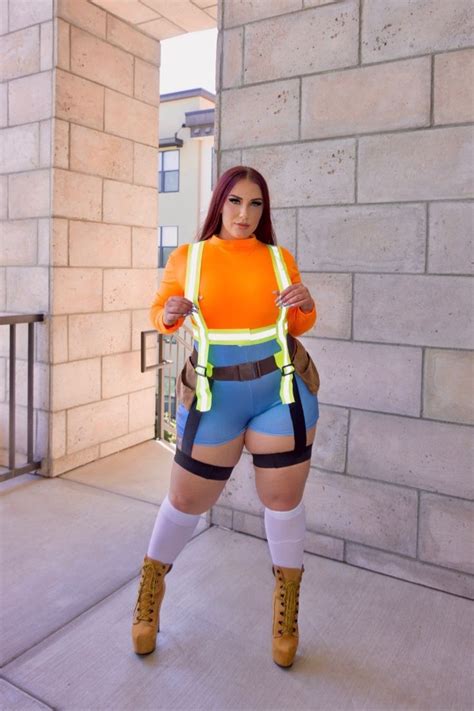 Plus Nailed It Construction Worker Costume In 2022 Plus Size Costumes Sexy Halloween Costumes