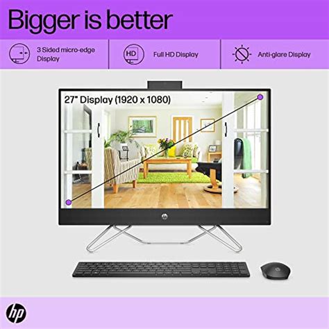 Hp All In One Pc Th Gen Intel Core I U Inch Cm Ips Anti Glare Display Gb Ram