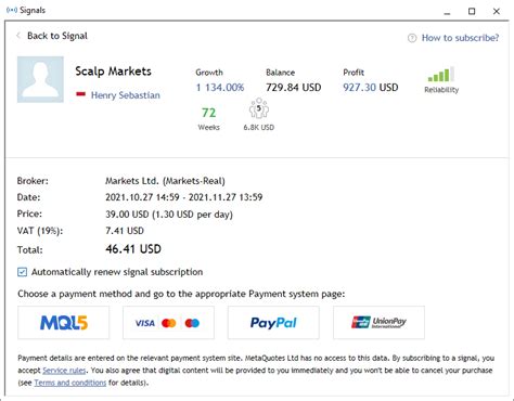 How To Subscribe To A Signal Trading Signals And Copy Trading Metatrader 5 Help