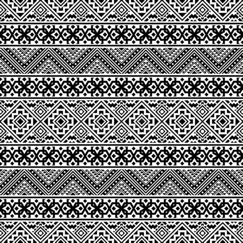 Monochrome Ethnic Seamless Pattern Texture Background Stock Vector Illustration Of Graphic