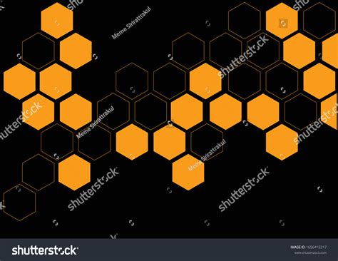 Illustration Hexagon Pattern Abstract Pattern Arranged Stock Vector Royalty Free 1656419317