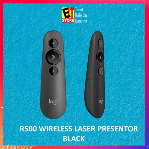 LOGITECH R500s LASER PRESENTATION REMOTE GRAPHITE MID GREY COLOR Shopee Malaysia