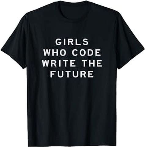 Girl Coding Girls Who Code Write The Future Programmer T Shirt