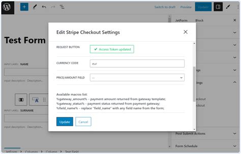 Stripe Payments Jetformbuilder Pro Addon Crocoblock