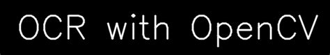 Detecting Interword Space In Ocr Using Python And Opencv Stack Overflow