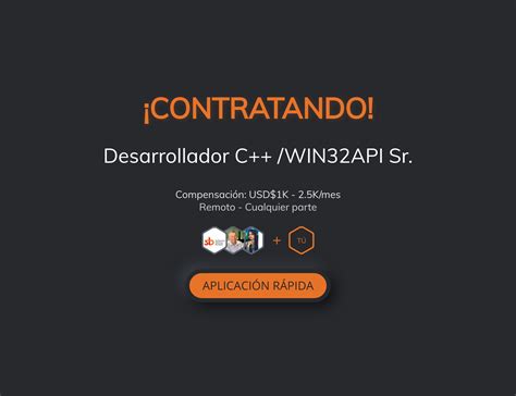 Desarrollador C WIN API Sr En Software Testing Bureau S A Torre