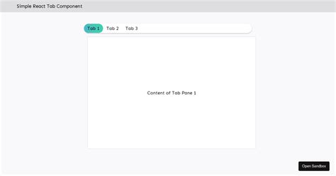 Naveendareact Tabs Tutorial Codesandbox