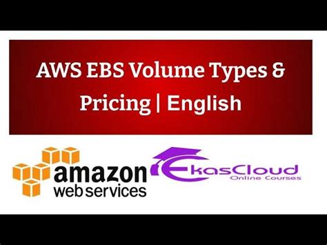 Ekascloud On Linkedin Aws Ebs Volume Types And Pricing Ekascloud