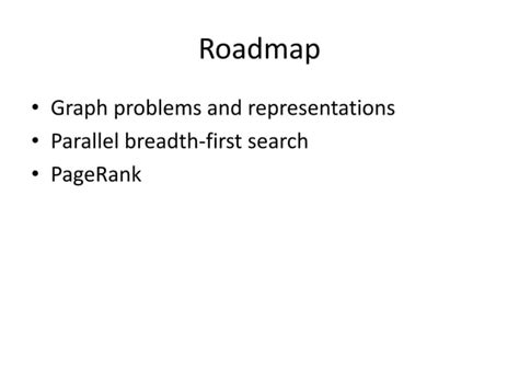 Graph Algorithms Map Reduce Graph Processing Ppt