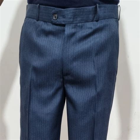 خرید و قیمت شلوار مردانه پارچه ای راه راه سرمه ای سایز بزرگ از غرفه