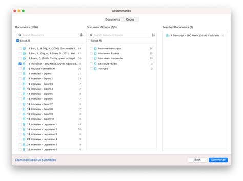 Ai Summaries For Large Data Sets Guide Coding And Insight Atlasti