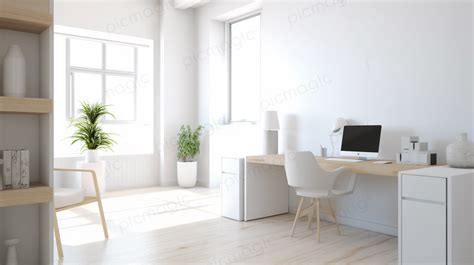 Zoom 背景 無料 ホワイト系インテリア Picmagic