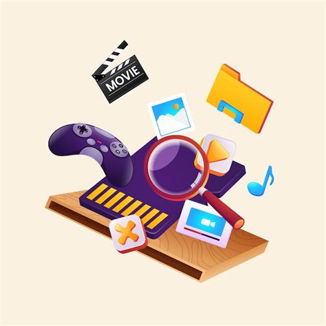 Premium Vector You Can Store Various Files On The Memory Card