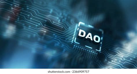 Dao Decentralized Autonomous Organization Crowdfunding Project Stock Illustration 2366909757