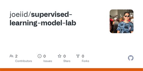 github joeiid supervised learning model lab