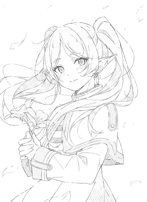 Frieren Sousou No Frieren Drawn By T Kosewad Danbooru