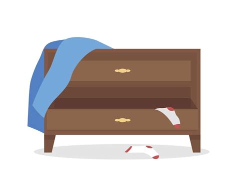 아늑한 방 평면 컬러 일러스트 프리미엄 벡터