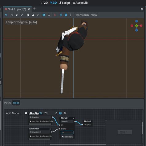 Incorrect Interpolation Using Blendnodes In Animationtree · Issue 65771 · Godotenginegodot