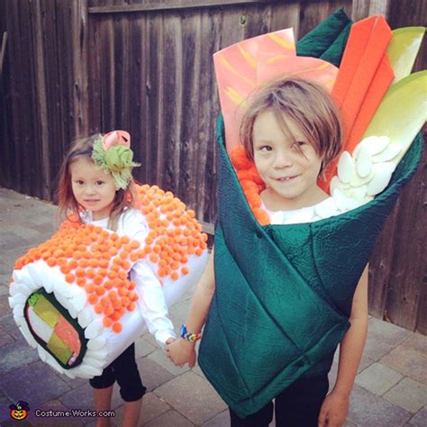 家族で楽しむハロウィン・コスチューム68選（画像集） Sushi Halloween Costume Sushi Costume
