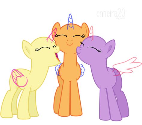 Mlp Group Base By Enneira20 On Deviantart