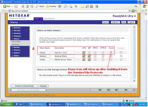 Using Rsync To Backup Between X86 Readynas Netgear Support