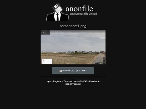 Anonfiles Upload File