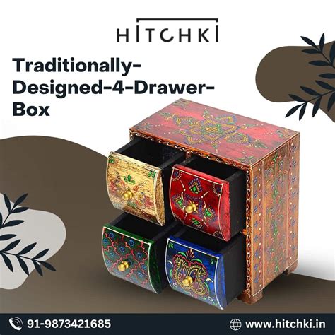 Traditionally Designed Drawer Box HITCHKI