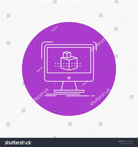 3d Cube Dimensional Modelling Sketch White Stock Vector Royalty Free 1247782021 Shutterstock